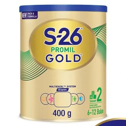Jual Wyeth S26 Promil 2 Gold ( 6-12 bulan ) 400 Gr | Shopee Indonesia
