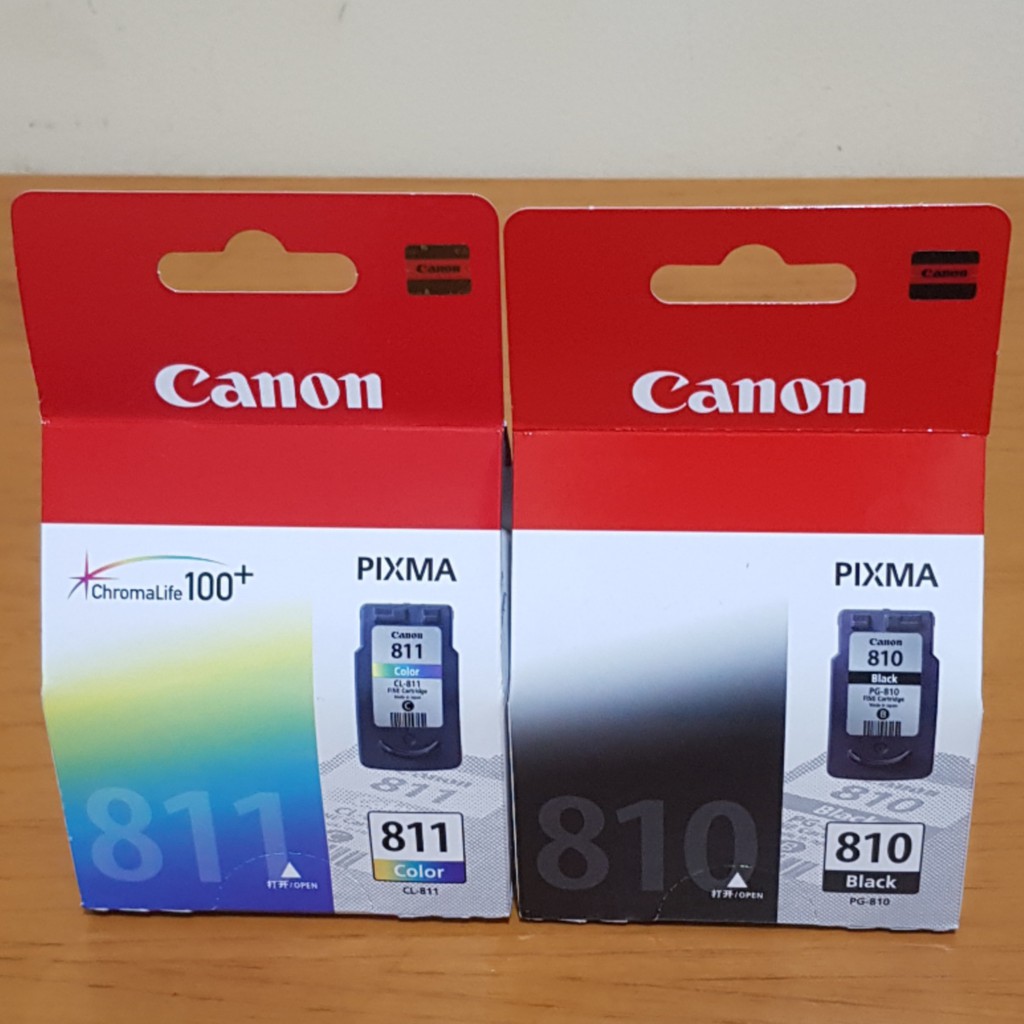 Jual Paketan tinta catridge canon 810 black dan 811 colour original ...