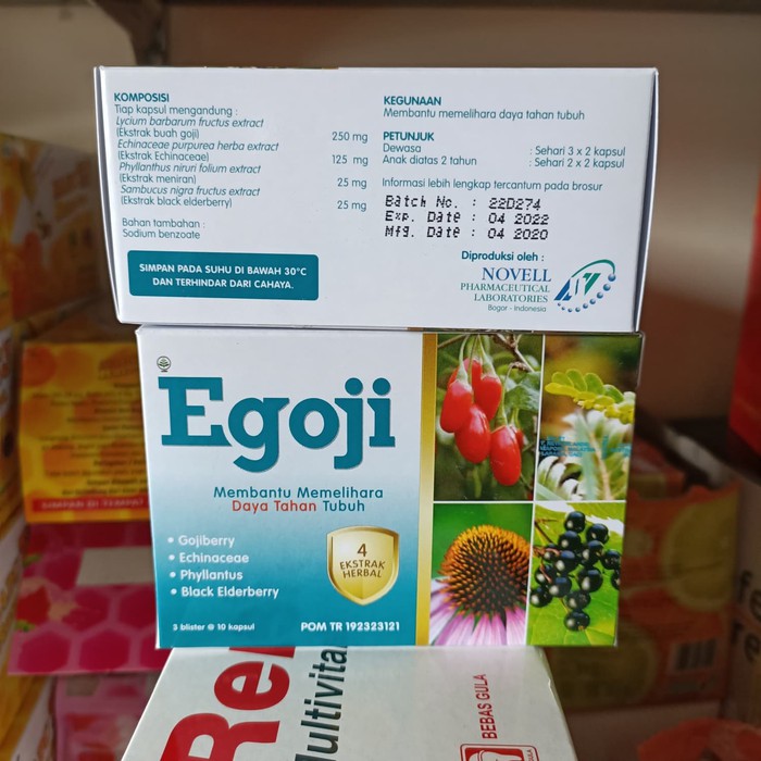 Jual Egoji Box 3 Blister @ 10 Kapsul Extrak Herbal | Shopee Indonesia