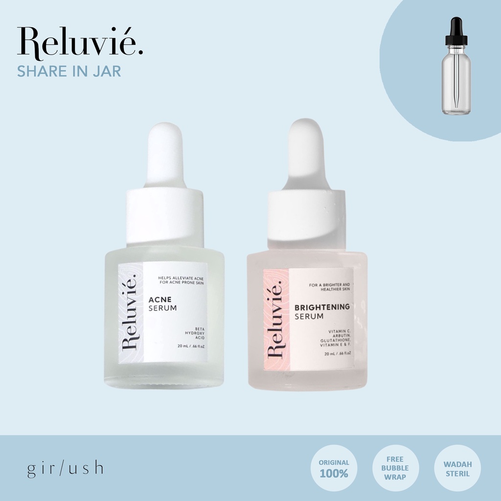 Jual (SHARE) Reluvie Acne Serum Brightening Serum | Shopee Indonesia