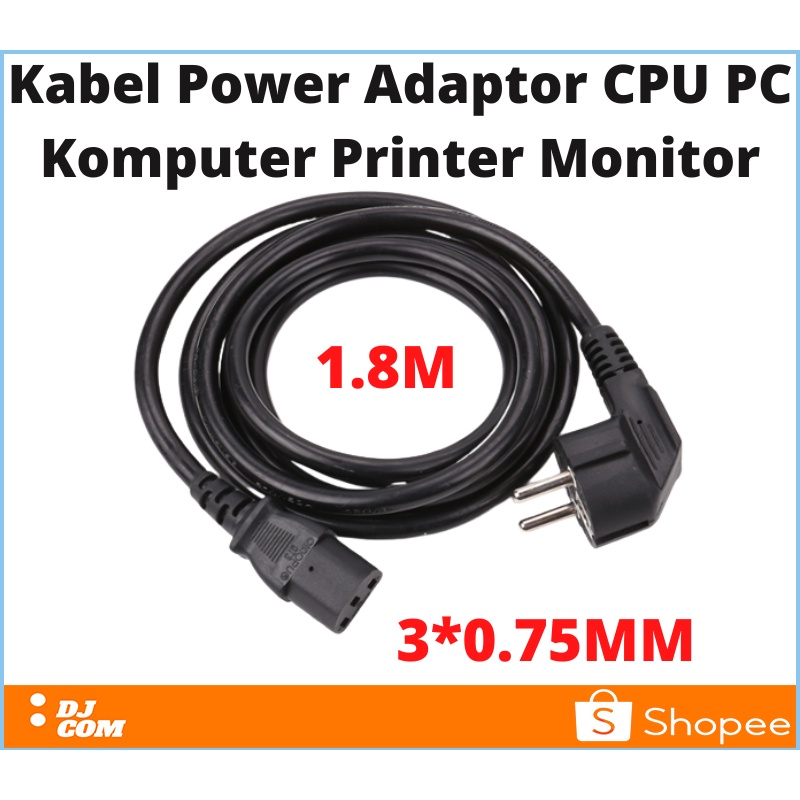 Jual Kabel Power Adaptor CPU PC Komputer Printer Monitor LCD Proyektor ...
