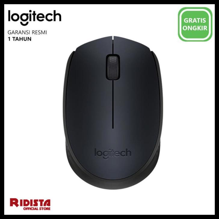 Jual Logitech M170 Mouse Wireles Original ( L066 ) Warna Hitam | Shopee ...