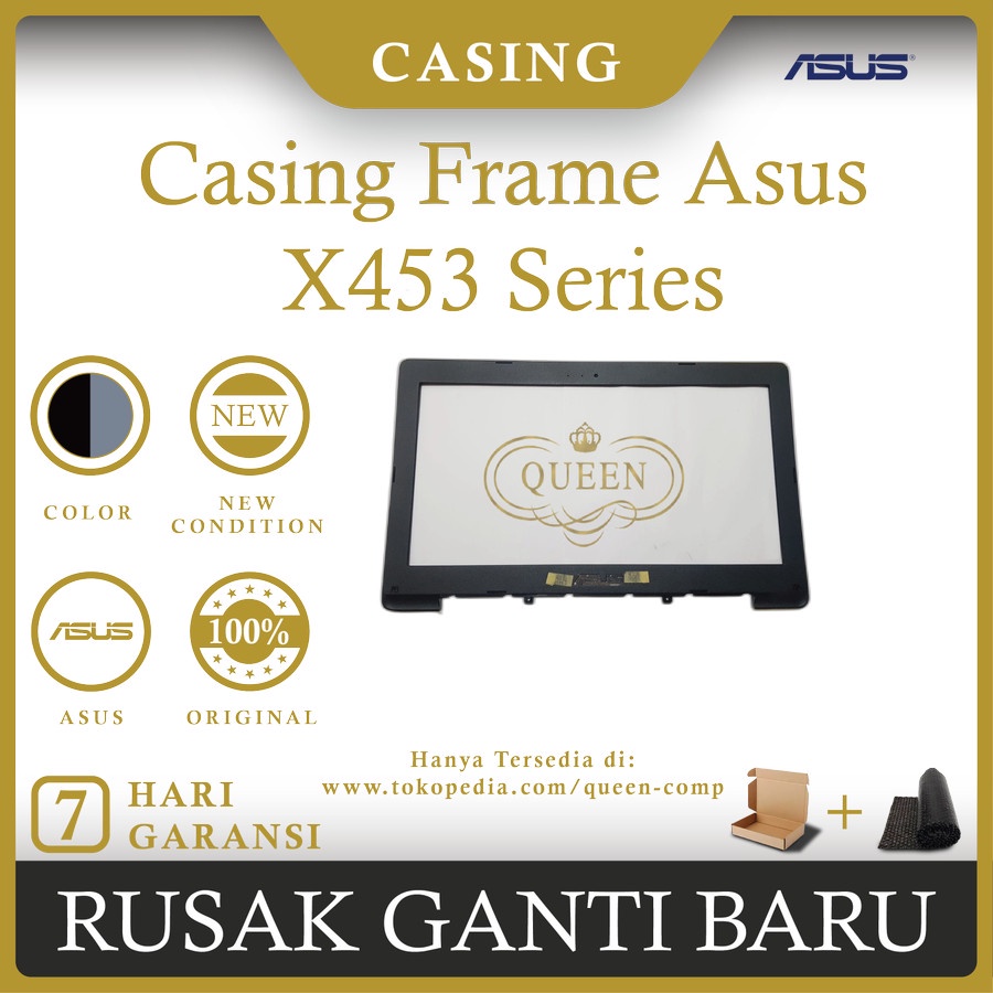 Jual LCD Front Bezel Laptop Asus X453 Series Original | Shopee Indonesia