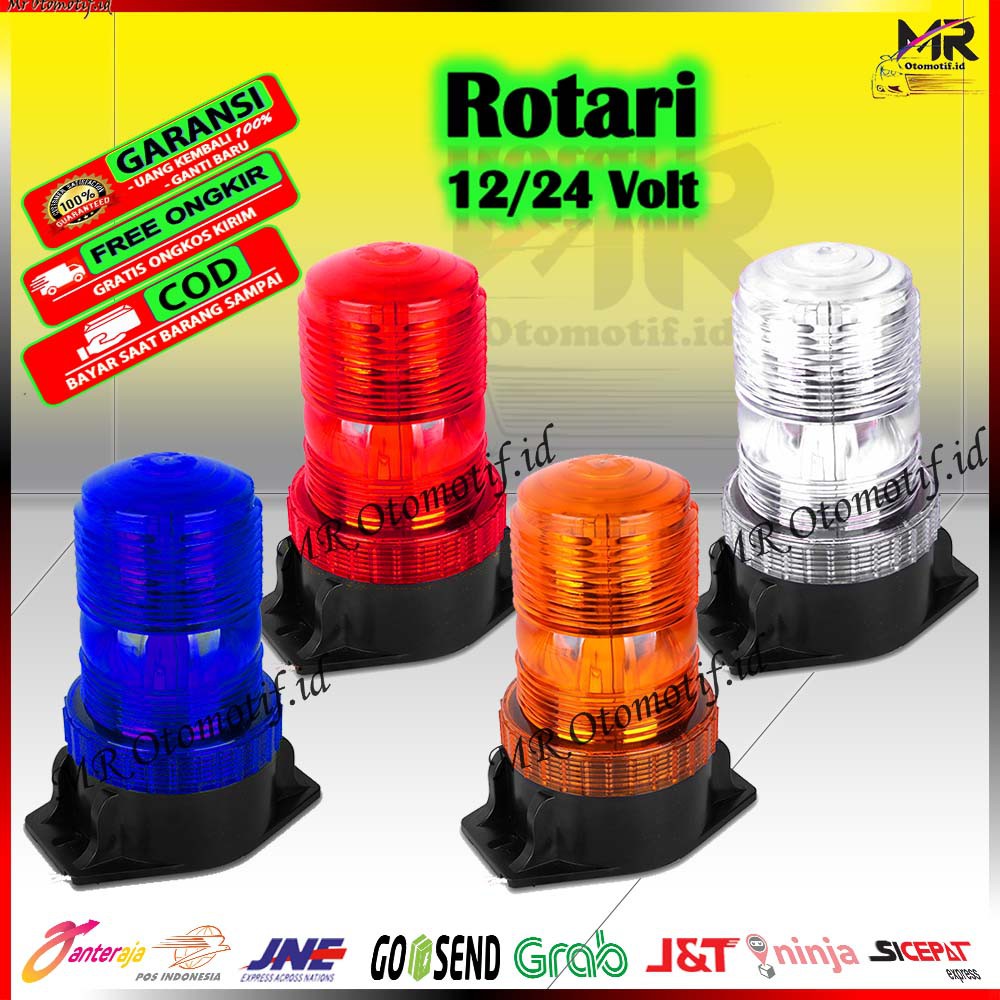 Jual Lampu Rotary Rotari Forklift 018 Variasi Warning Safety Light Led ...