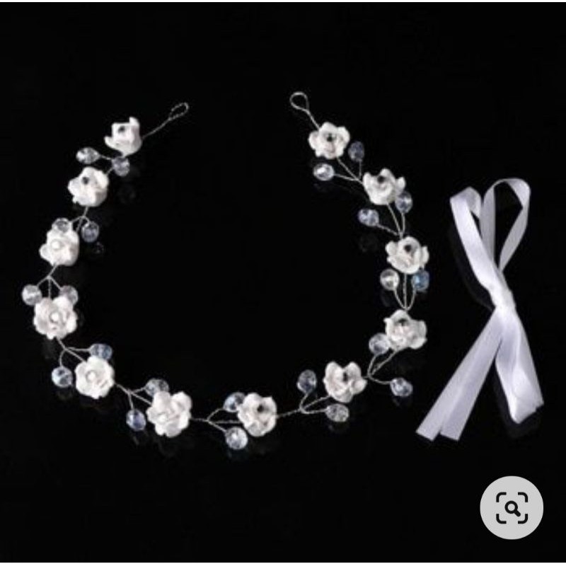 Jual Mahkota tiara rambut model bunga cristal TR BG CRT | Shopee Indonesia