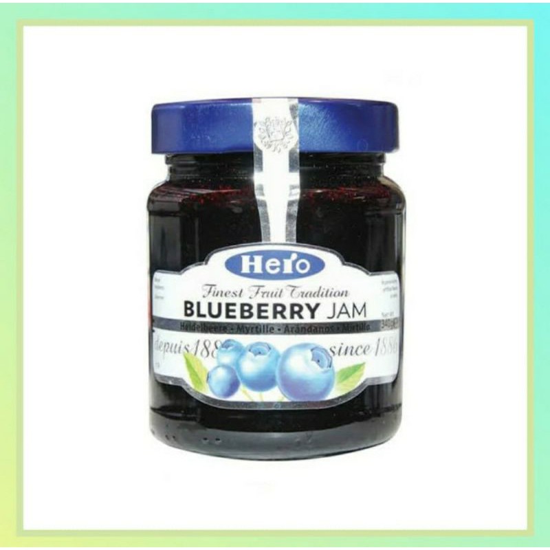 Jual Hero Blueberry Jam 340 gram - Selai Roti Asli | Shopee Indonesia
