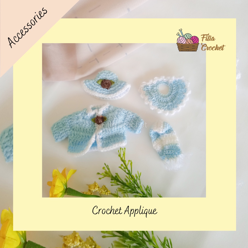 Jual Hiasan Rajut Mini/Aplikasi Rajut Mini Filia Crochet | Shopee Indonesia