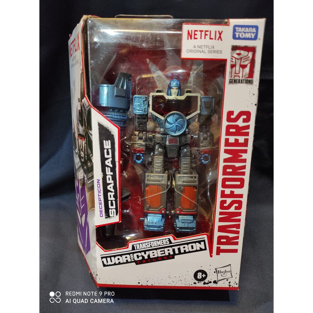 Jual HASBRO TRANSFORMERS Netflix War For Cybertron Decepticon Scrapface ...