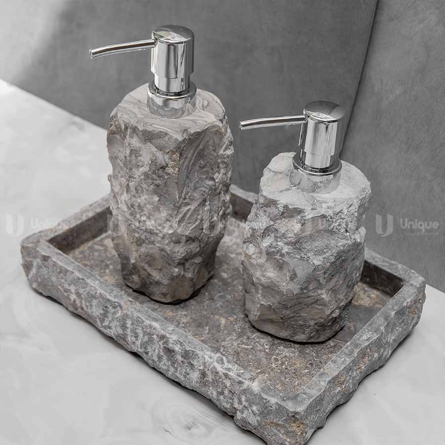 Jual [[ Amenities ]] Unfinished Dispenser batu alam / tempat sabun dan ...