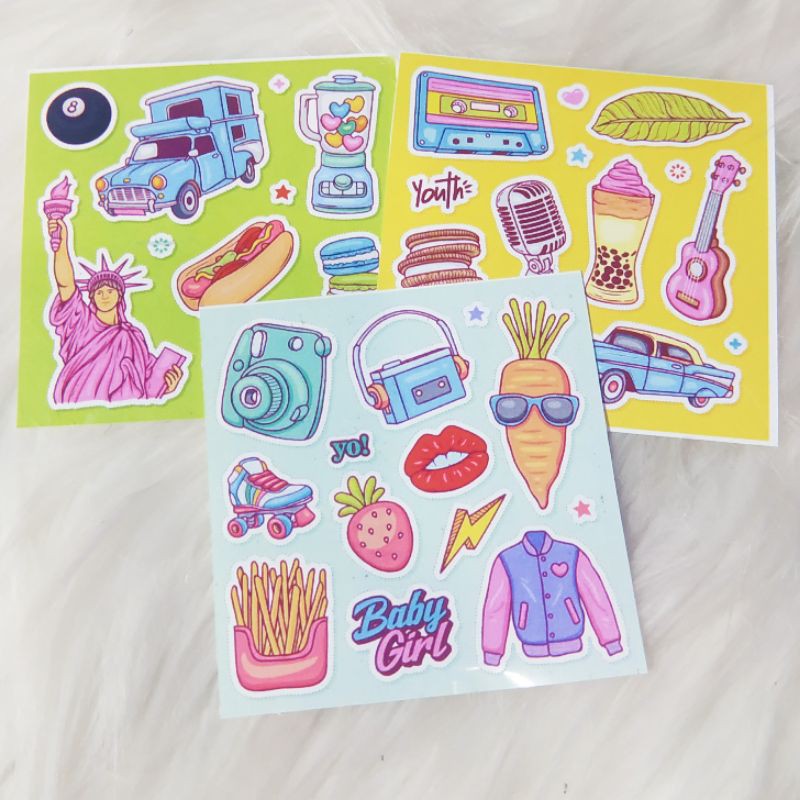 Jual Tumblr Sticker Aesthetic Sticker lucu murah II [BACA DESKRIPSI ...