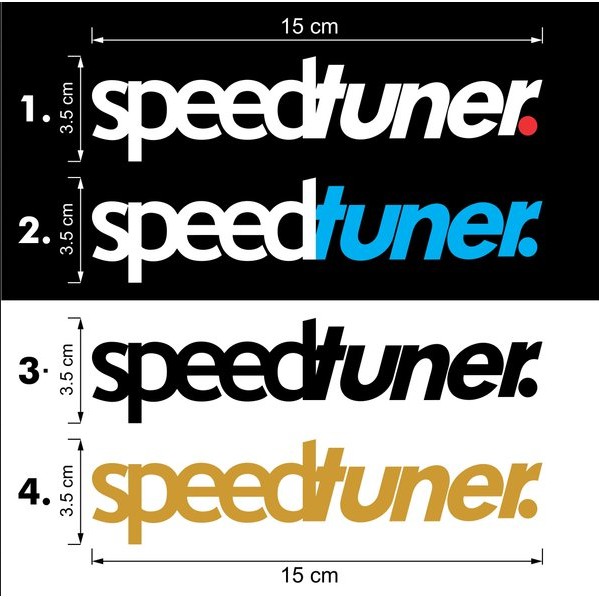 Jual Cutting Sticker SpeedTuner / Speed tuner logo | Shopee Indonesia