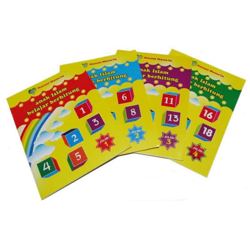 Jual Anak Islam Belajar Berhitung / MODUL BERHITUNG TK / MODUL ...