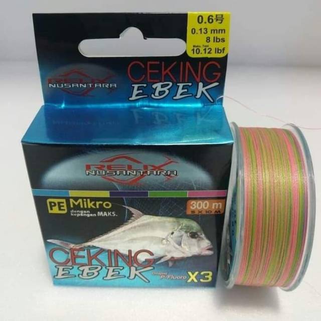 Jual PE. RELIX NUSANTARA "CEKING EBEK" X3 (Color MULTICOLOR) | Shopee Indonesia