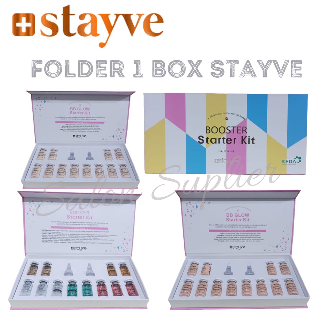 Jual [BISA COD] STAYVE BB GLOW STARTER KIT & BOOSTER STARTER KIT WITH ...