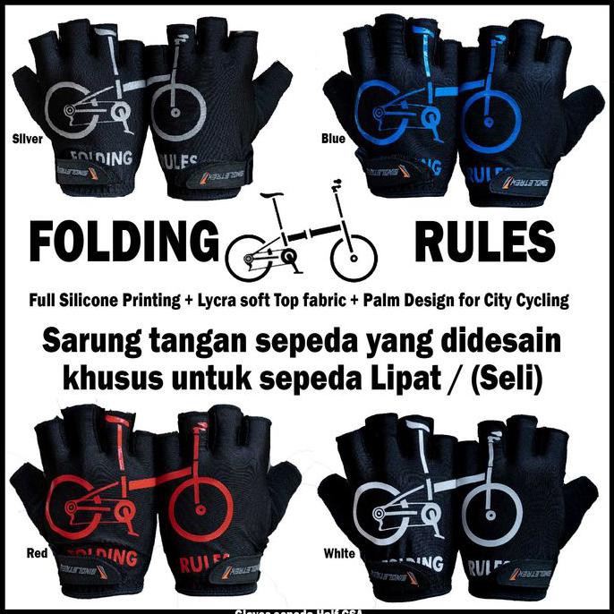 Jual Sarung tangan SELI Limited Edition sepeda Lipat Gloves city bike ...