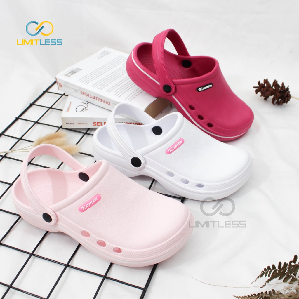 Jual Sendal Baim Dewasa Slip On Anti Air Sandal Baim Wanita EVA Empuk ...