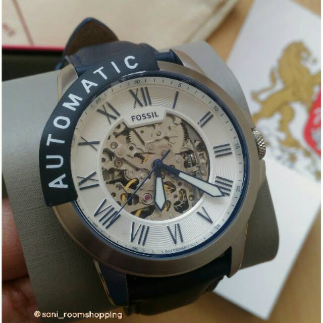 Jual Fossil Automatic Men Watch Navy ME3111 (pelunasan) | Shopee Indonesia