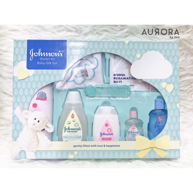 Jual JOHNSON BABY GIFT SET BOX PAKET PERAWATAN BAYI JOHNSON SABUN DAN ...