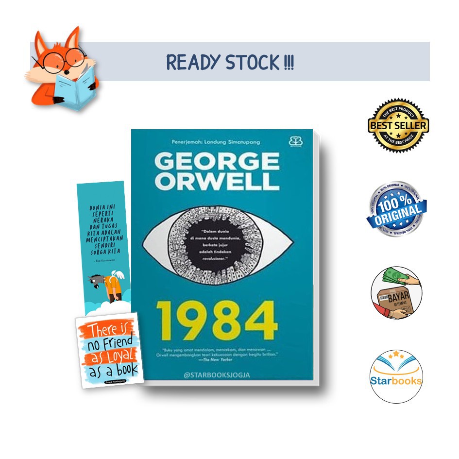Jual Buku 1984 (George Orwell) - Bentang Pustaka (Novel) | Shopee Indonesia
