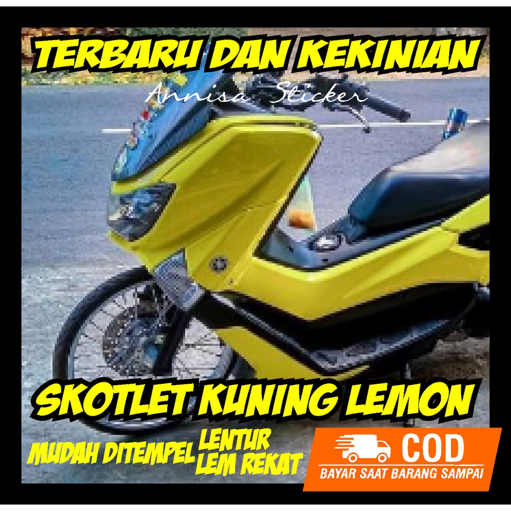 Jual Stiker Yellow / Skotlet kuning nmax / stiker kuning glossi ...