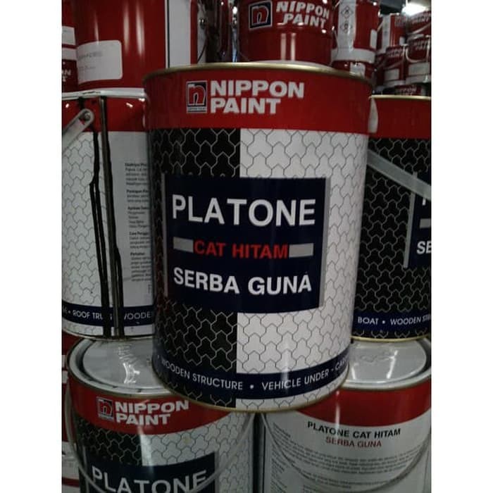Jual CAT ANTI RAYAP Nippon Paint Platone Hitam Serbaguna 5Liter ...