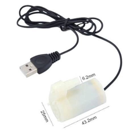 Jual USB Mini Water Pump DC 5V Micro Submersible pompa air mini ...