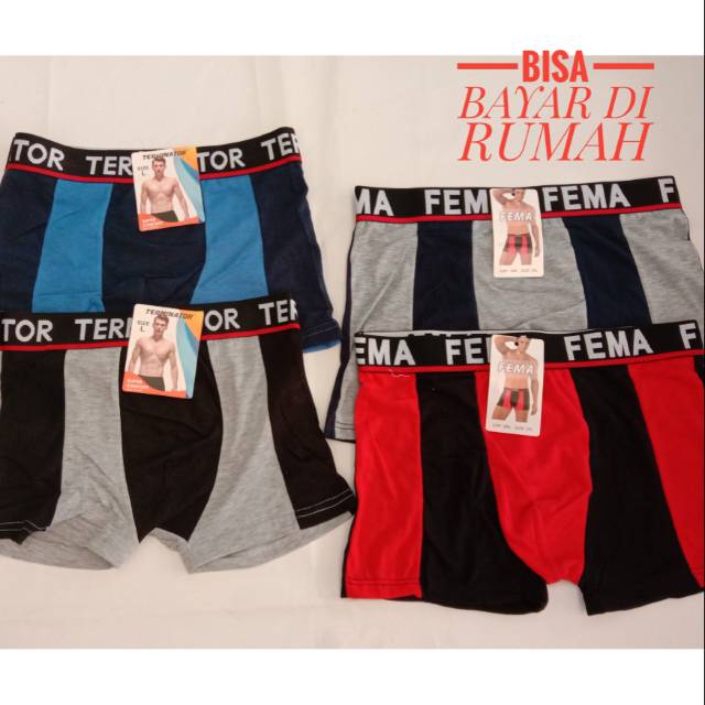 Jual Boxer Dewasa, Cd Boxer Pria ,Celana Dalam Pria | Shopee Indonesia