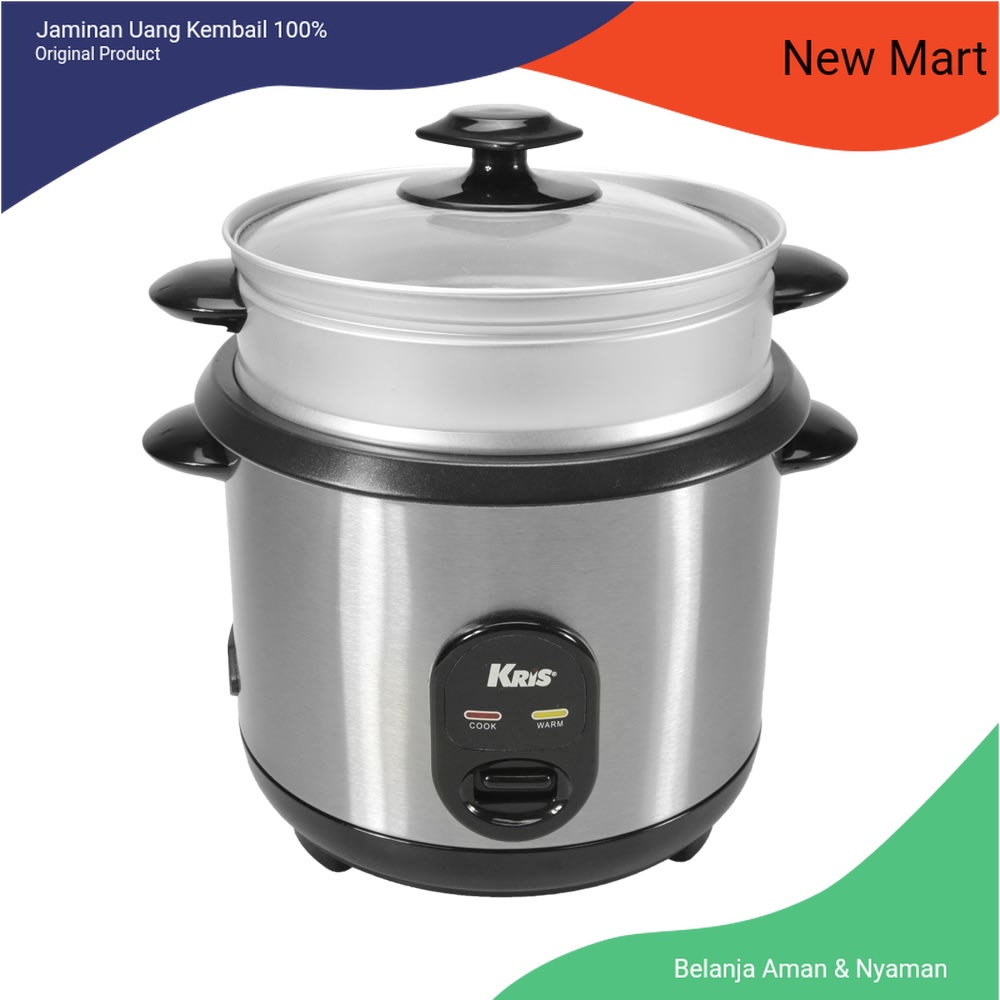 Jual Kris Rice Cooker/Penanak Nasi Manual 1.8 Ltr - Silver | Shopee ...