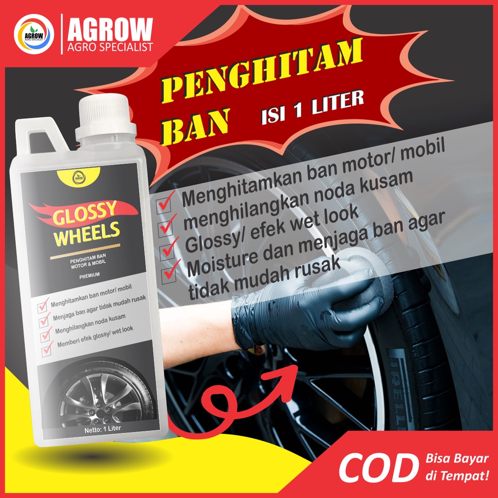 Jual Semir Ban Glossy Wheels Berkualitas Murah Penghitam Pengkilap Ban ...