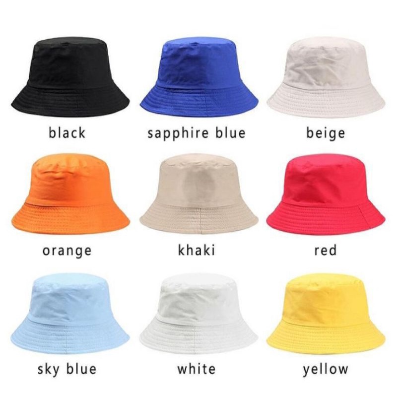 Jual Topi / Hat Bucket Polos Dewasa Unisex Pria Wanita | Shopee Indonesia