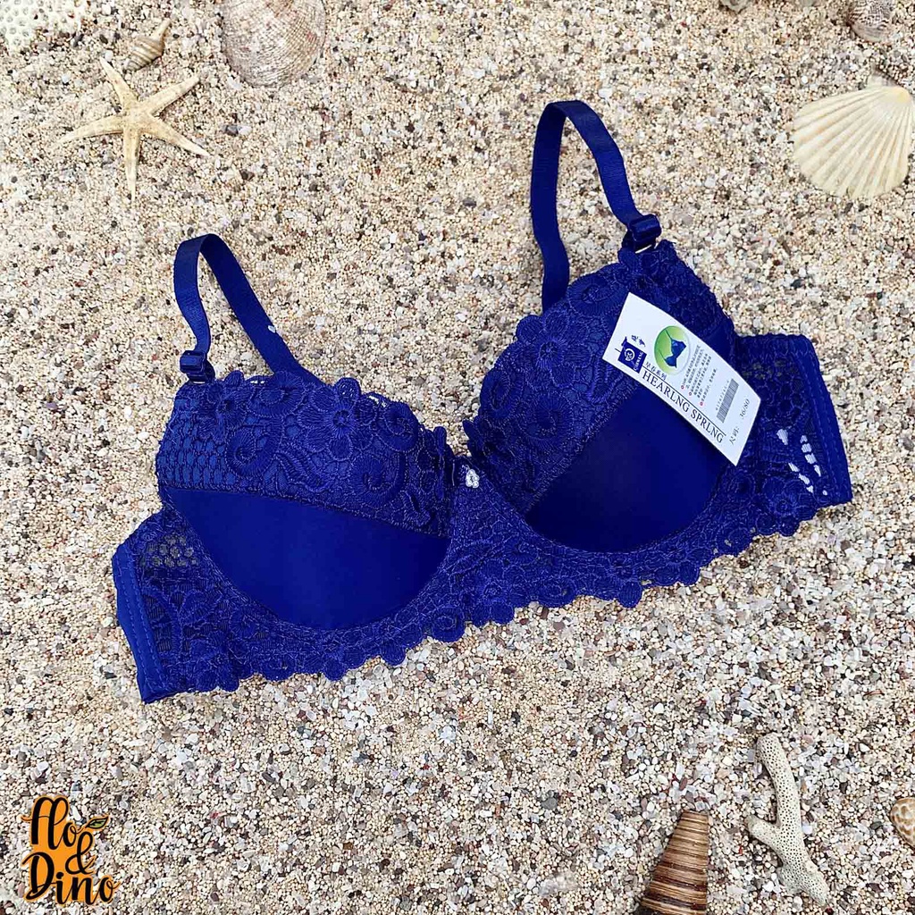 Jual Bra dengan kawat HS | BH Wanita Push Up model Renda kait 2 ...