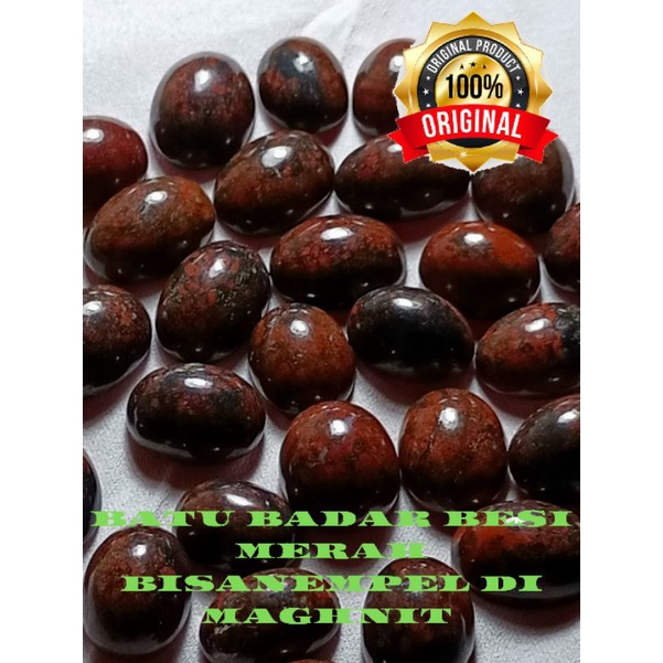Jual Batu cincin natural Badar besi merah jual lostone harga termurah ...