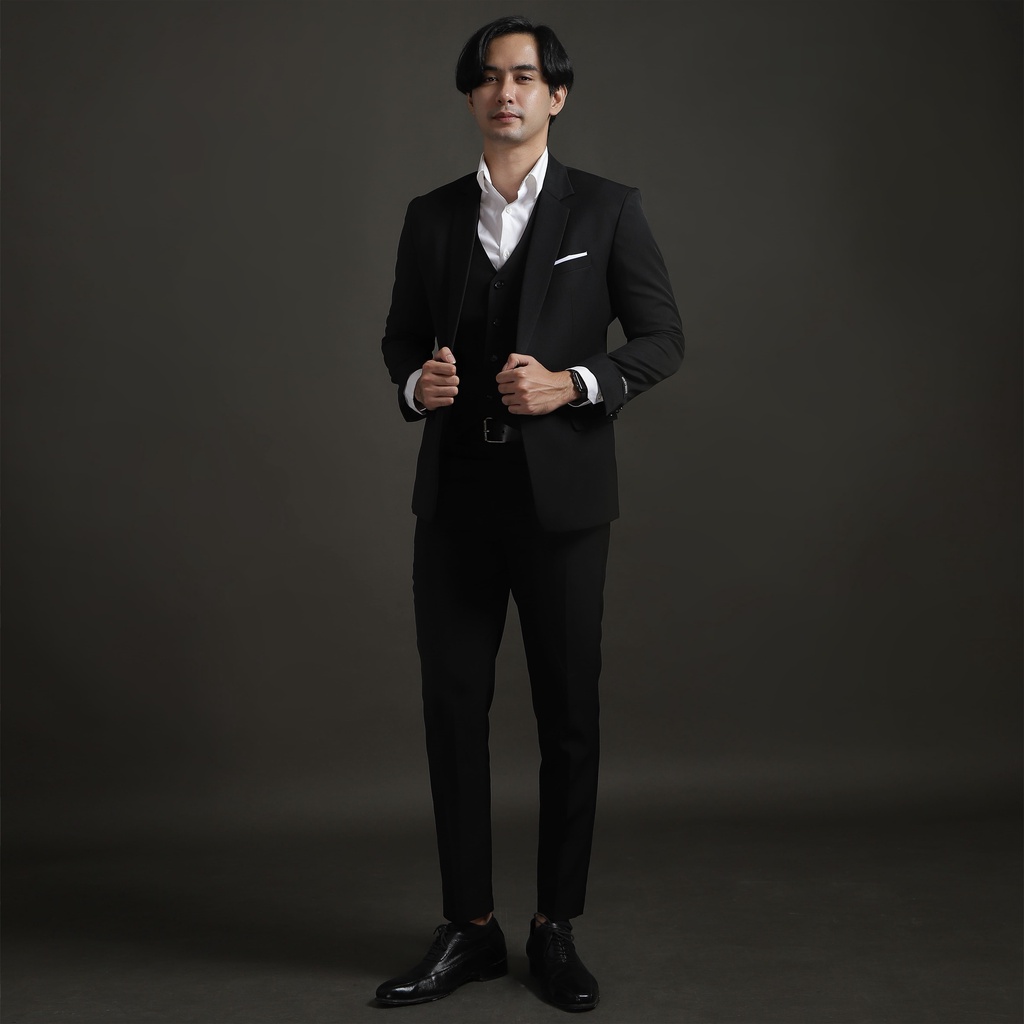 Jual GOLDY - Setelan Jas & Celana Rompi Pria Formal - Hitam Vente ...