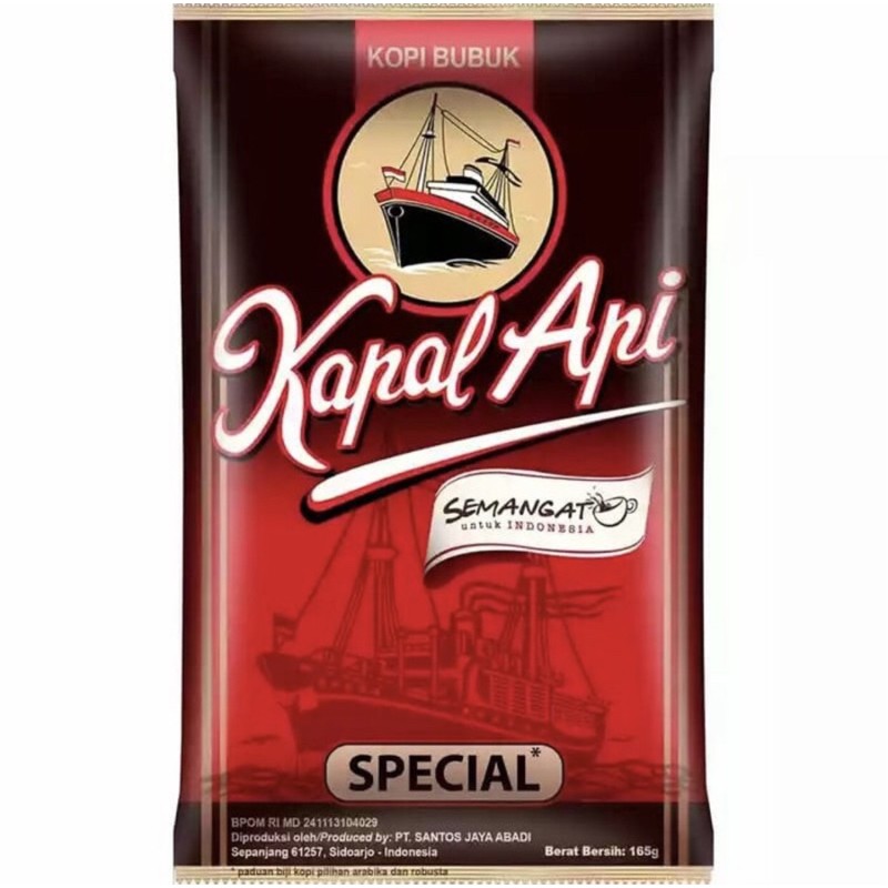 Jual Kapal Api Special 150 gr Kopi Hitam Tanpa Gula Kopi Kapal Api ...