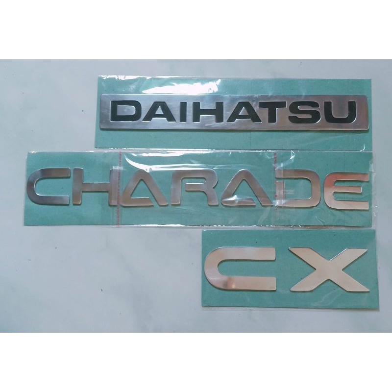 Jual Emblem daihatsu charade CX custom | Shopee Indonesia