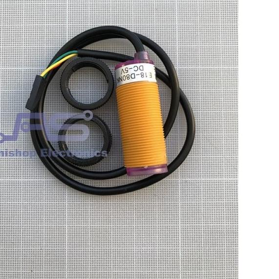 Jual E18-D80NK Adjustable Infrared Proximity Sensor 3-80cm | Shopee ...