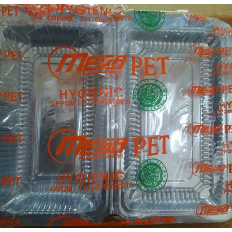 Jual Mika Kue Ukuran 4A (17cm x 10cm) Merk Mega (1 pak Isi 100 ...