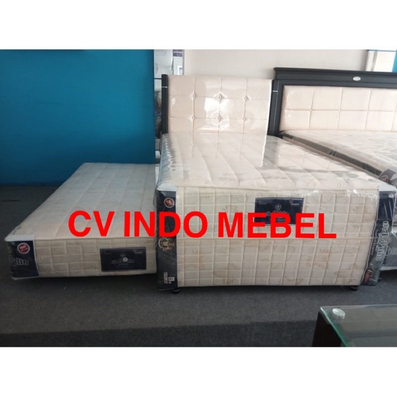 Jual 2in1 springbed SET kasur twin American Indopillo Promo Ready Makassar murah susun dorong ...