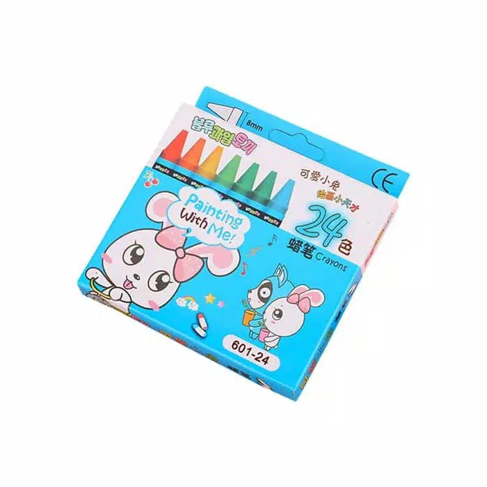 Jual H2LOKH541 ALAT MEWARNAI ALAT LUKIS ANAK CRAYON SET 12 WARNA LANCIP ...