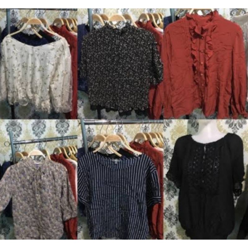 Jual baju Thrift lokal | Shopee Indonesia
