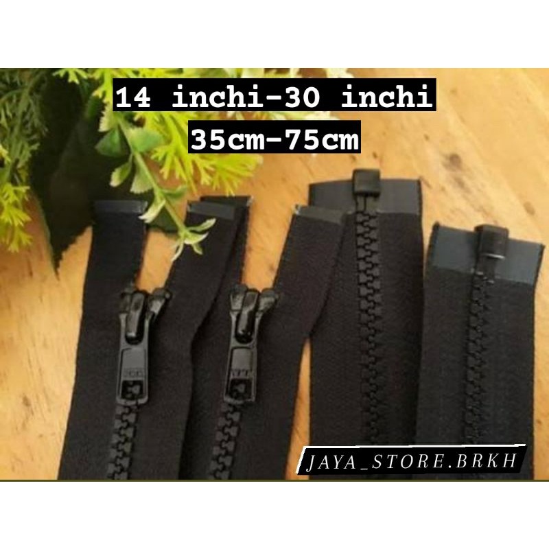 Jual Resleting / Sleting Jaket YEE Vislon 35 cm - 75 cm (28 inchi dan 30 inchi) /Asesoris Mesin ...