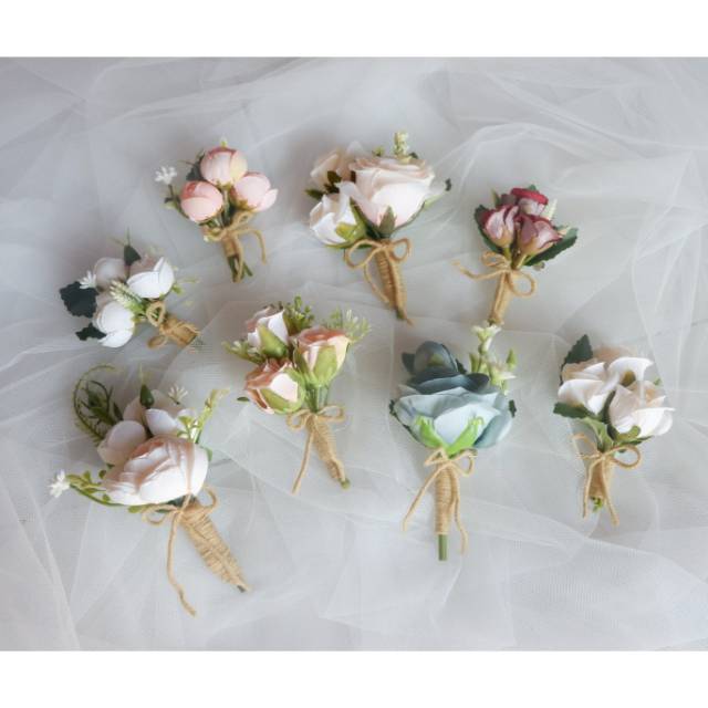 Jual Corsage korsase bunga jas bunga dada pin bros penanda panitia ...