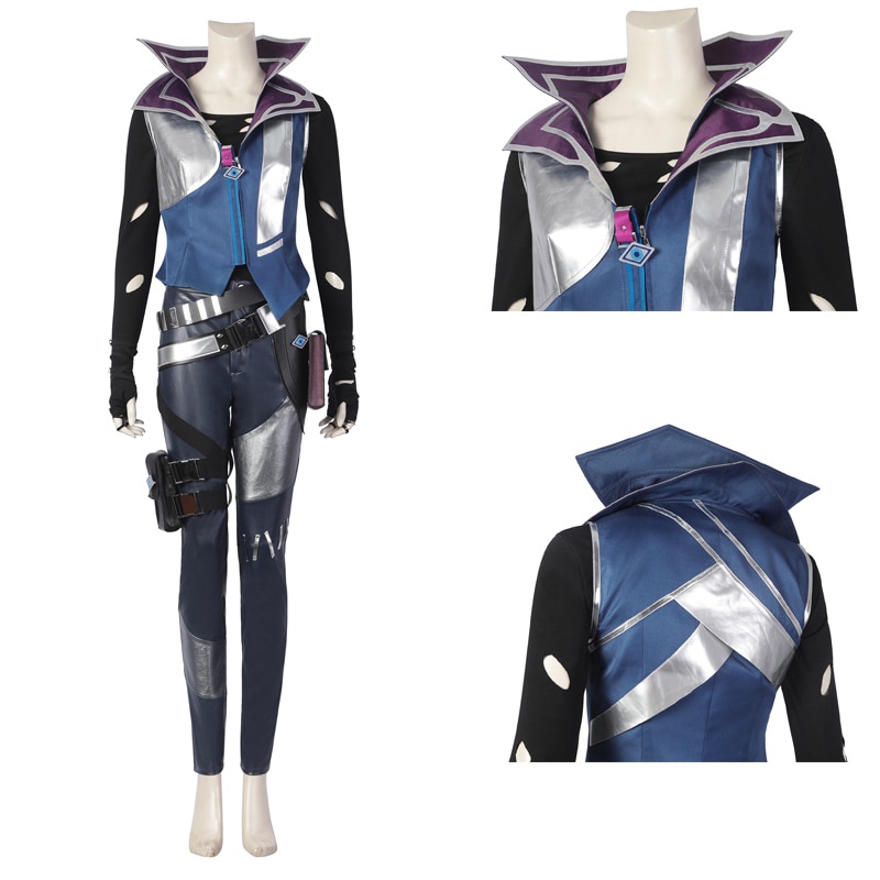 Jual PREORDER Game Valorant Fade Cosplay Costume Outfits Halloween ...