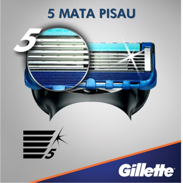 Jual Gillette Pencukur Fusion 5 Proglide Pisau Cukur | Shopee Indonesia