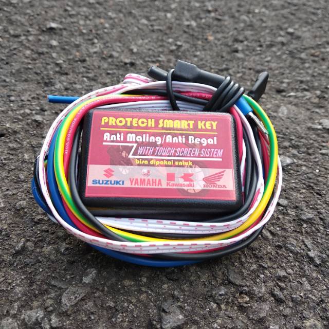 Jual Pengaman motor Sensor sentuh alarm klakson Protect Smart Key | Shopee Indonesia