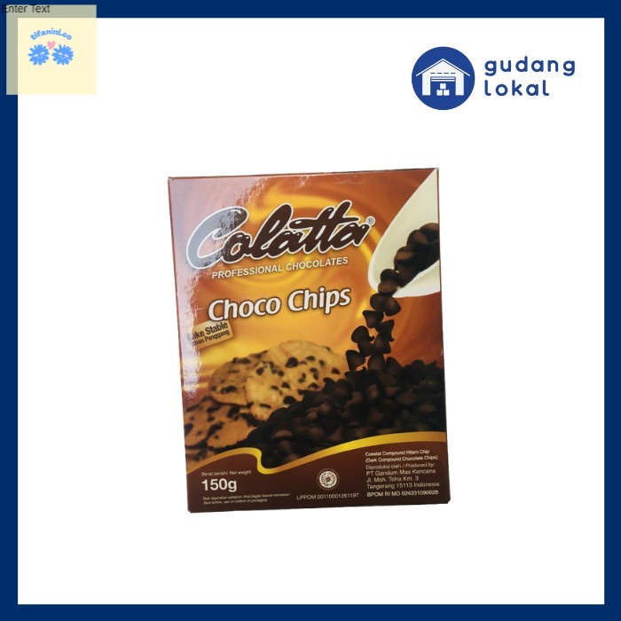 Jual CHOCO CHIP COLATTA 150 GR | Shopee Indonesia