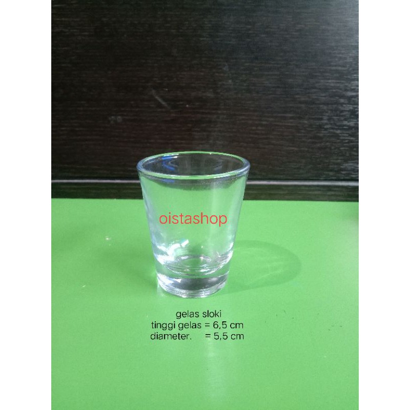 Jual GELAS SLOKI mini 40ml | Shopee Indonesia