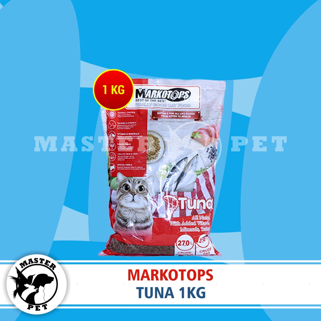 Jual Makanan Kucing Markotops Repacking 1kg | Shopee Indonesia