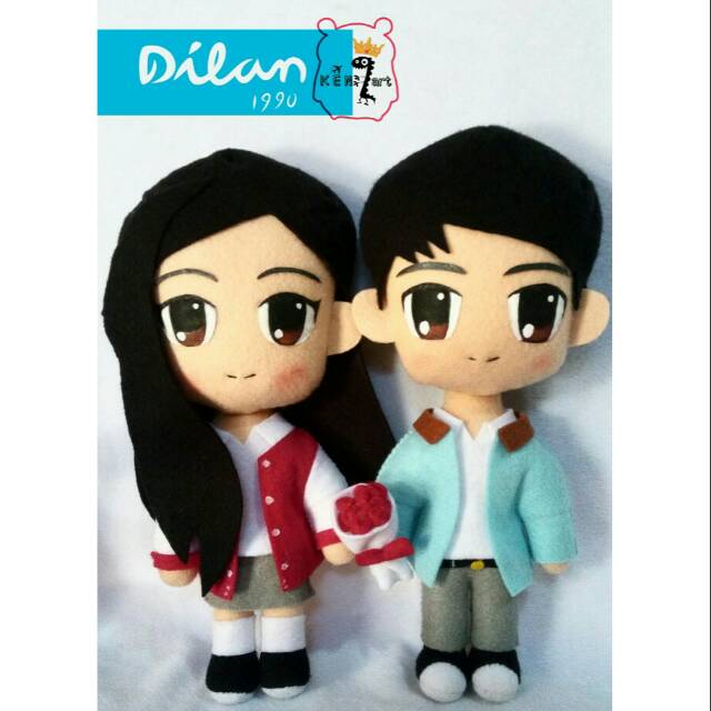 Jual Boneka Dilan & Milea Boneka Karakter Boneka Custom | Shopee Indonesia
