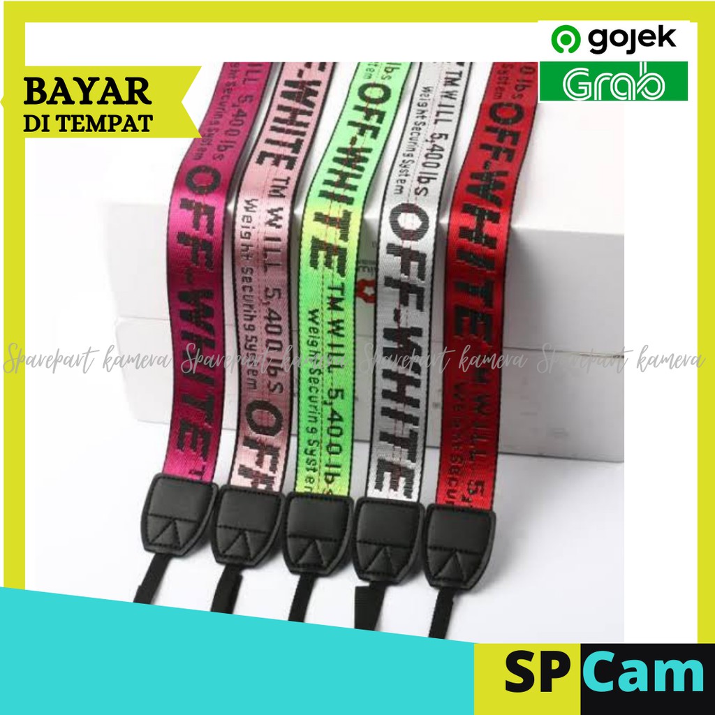 Jual Tali Kamera / Strap Camera OFF WHITE For DSLR SLR Mirrorless ...